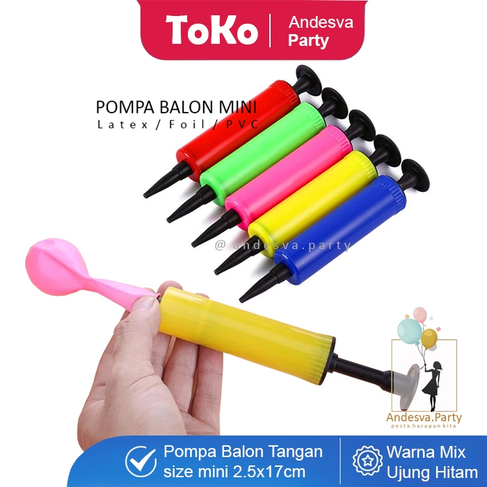 Jual Pompa Balon Mini / Pompa Tangan Murah / Pompa Balon Foil / pompa ...
