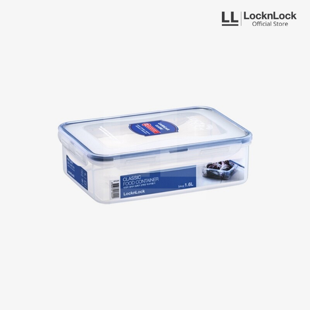 Jual LocknLock Classic Kotak Makan Rectangular Short 1.6L - HPL824 | Shopee Indonesia