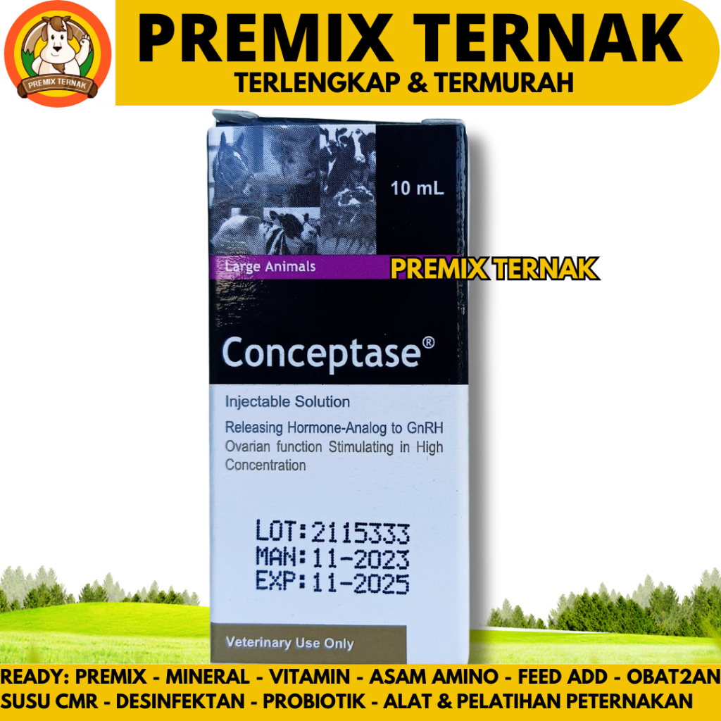 Jual CONCEPTASE 10ML AGROVET - ( Buserelin GNRH ) Hormon kesuburan ...