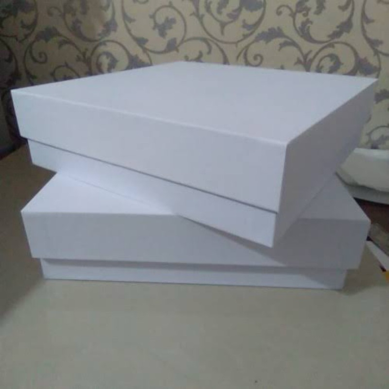 Jual Tambahan Box Putih Polos Hardbox | Shopee Indonesia