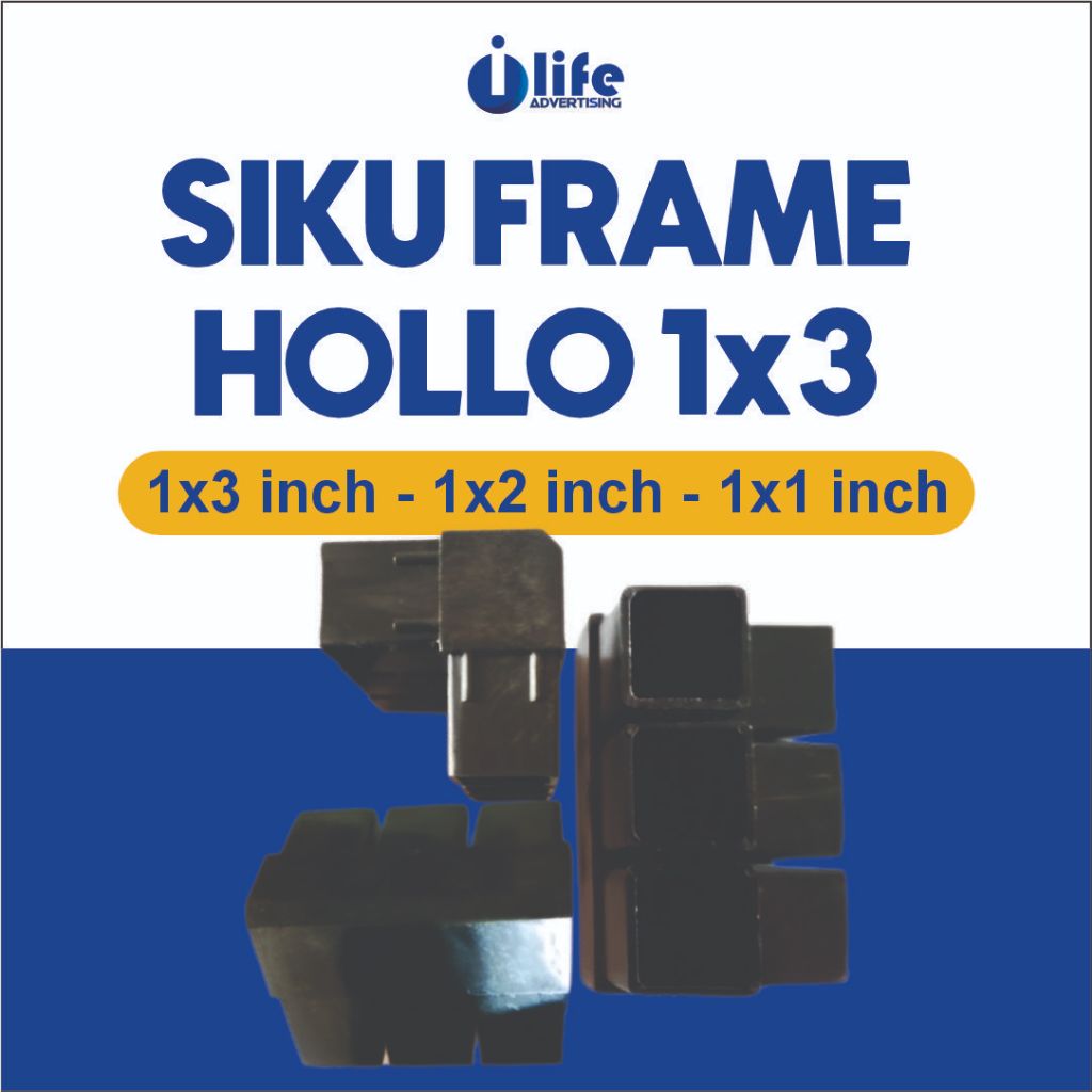 Jual Siku Frame Soket Corner ABS Hollow 1x3" / Siku Frame Runningtext ...