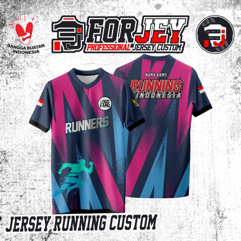 Jual JERSEY RUNNING PROFESSIONAL CUSTOM | Shopee Indonesia
