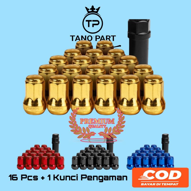 Jual Mur Roda Racing Mobil Max Guard Warna Mobil Avanza Xenia Gratis ...