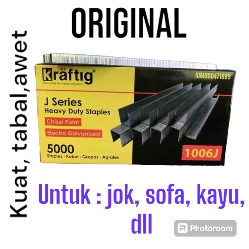 Jual Isi staples/streples tembak 1006j/10j krafrtig untuk streples ...