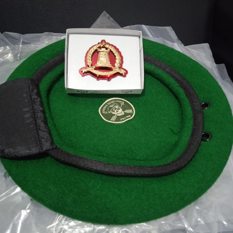 Jual baret tengkorak zeni plus emblem dasar akrilik mika | Shopee Indonesia