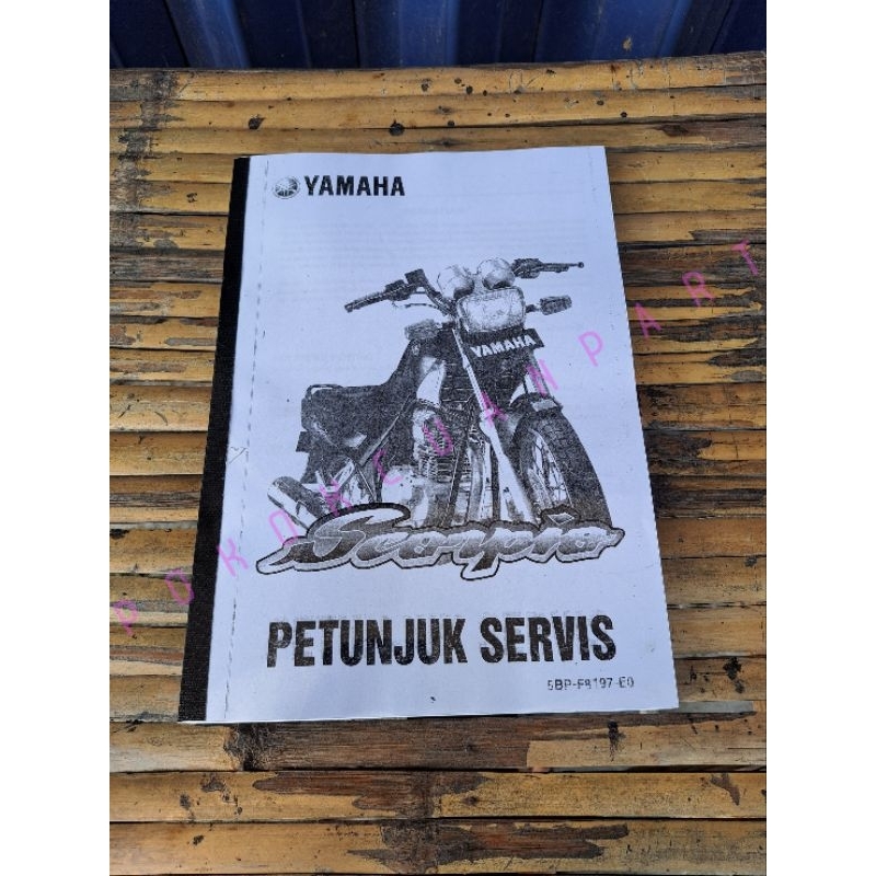 Jual Buku manual service Yamaha SCORPIO | Shopee Indonesia