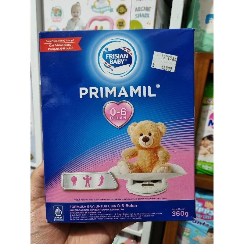 Jual susu formula bayi Frisian Flag Primamil 0-6 bulan 360gr | Shopee ...