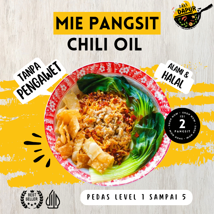 Jual MIE PANGSIT CHILI OIL DARIDAPUR OFFICIAL | Shopee Indonesia
