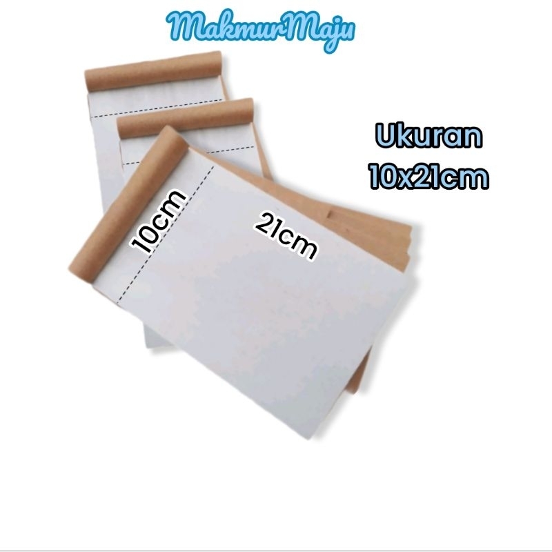 Jual NOTA POLOS KOSONGAN (tanpa tembusan) ISI 100 LEMBAR 10x21 cm ...