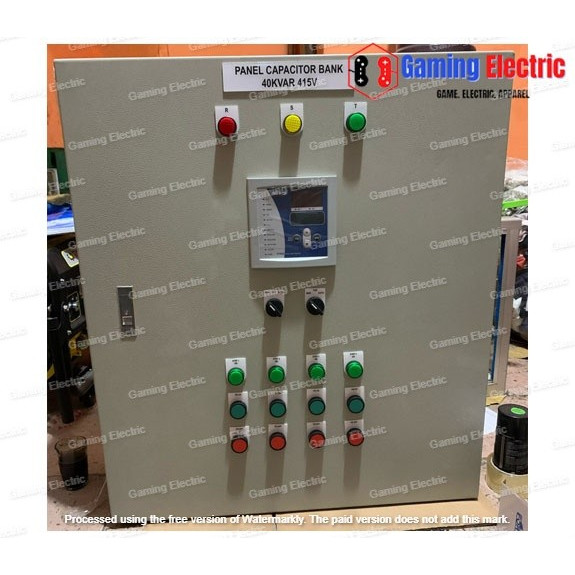 Jual Panel Capacitor Bank 40 KVAr Controller Mikro 4 Step | Shopee ...