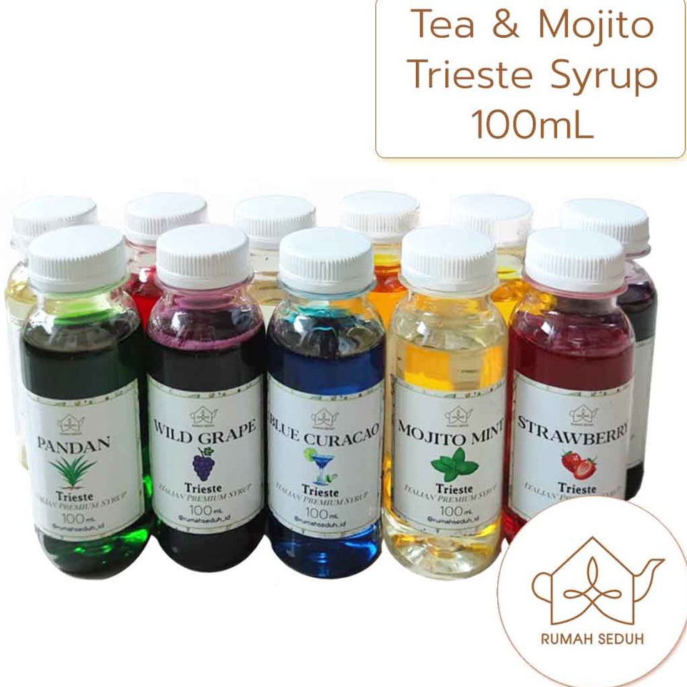 Jual Super Hits Trieste Syrup 1mL Tea and Syrup Banana Blue Curacao ...