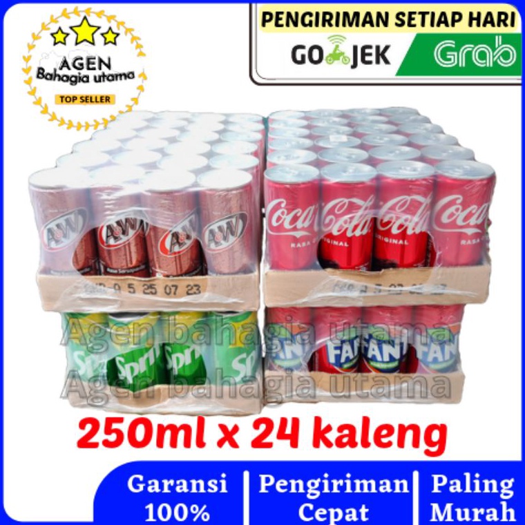 Jual Buruan Dapetin AW COCA COLA COLA ZERO FANTA SPRITE TONIC WATER ...