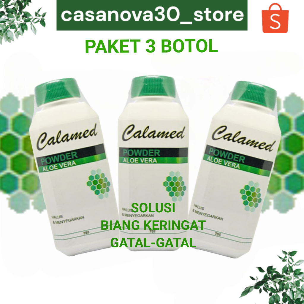 Jual Calamed Powder Obat biang keringat bedak gatal herosin | Shopee ...