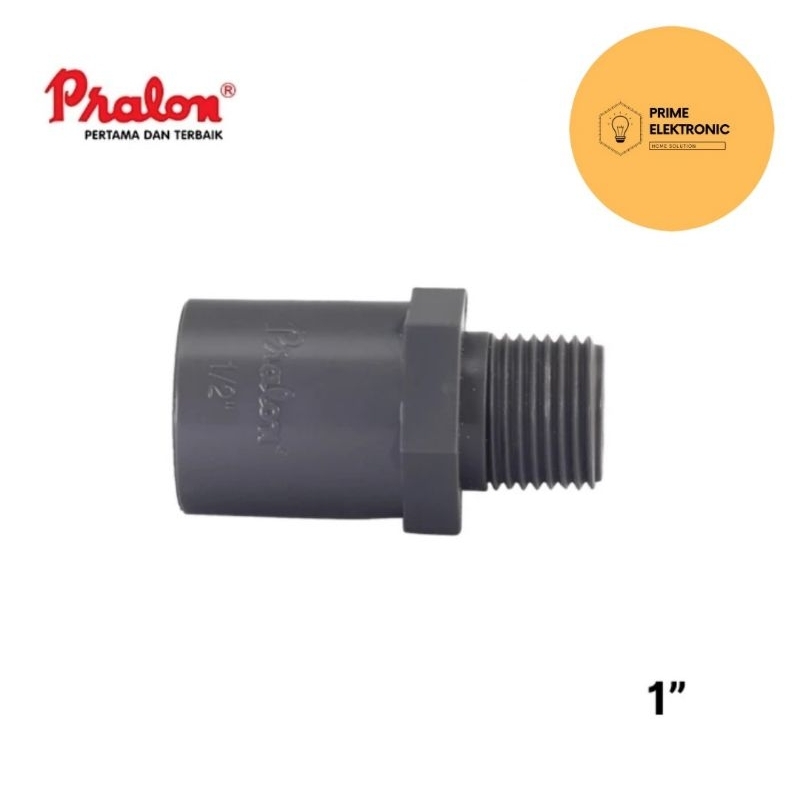 Jual Valve Socket 1 Inch Pralon / SDL (Sock Drat Luar) Pipa PVC ...