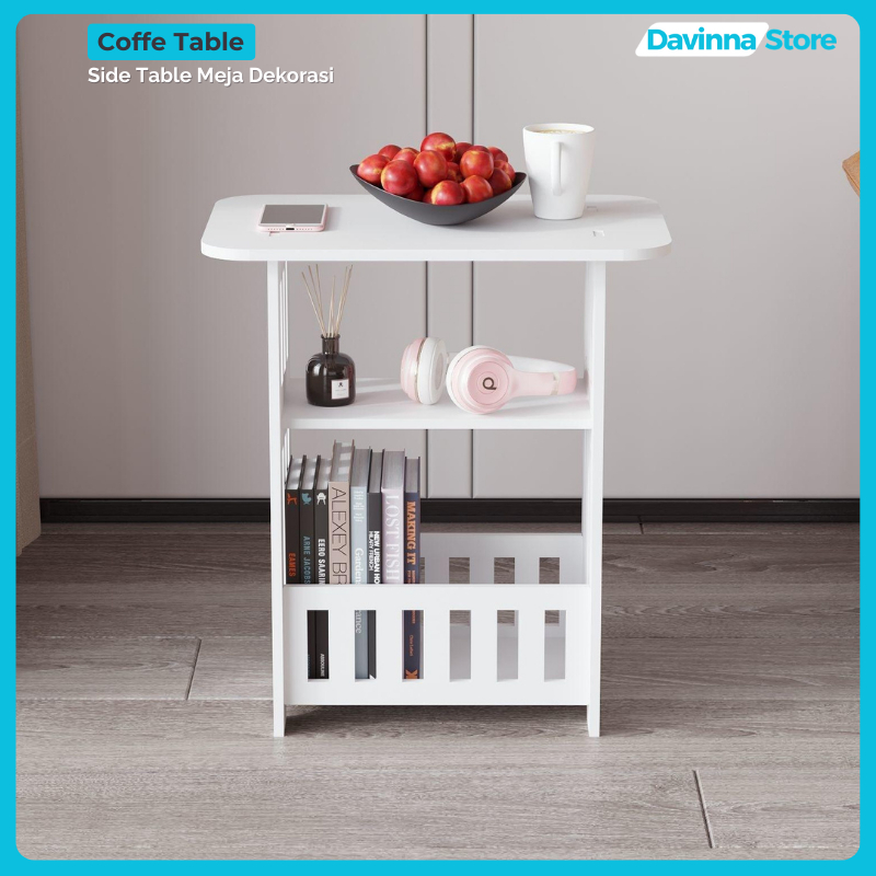 Jual Meja Pot Vas Bunga Aesthetic Coffe Table Meja Sudut Meja Pojok