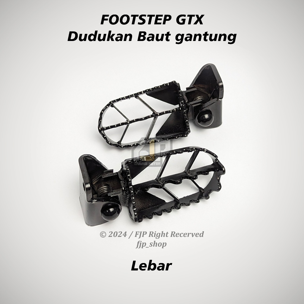Jual Footstep Lebar Trail Dudukan Bebek GTX Step Pangkon Baut Gantung ...