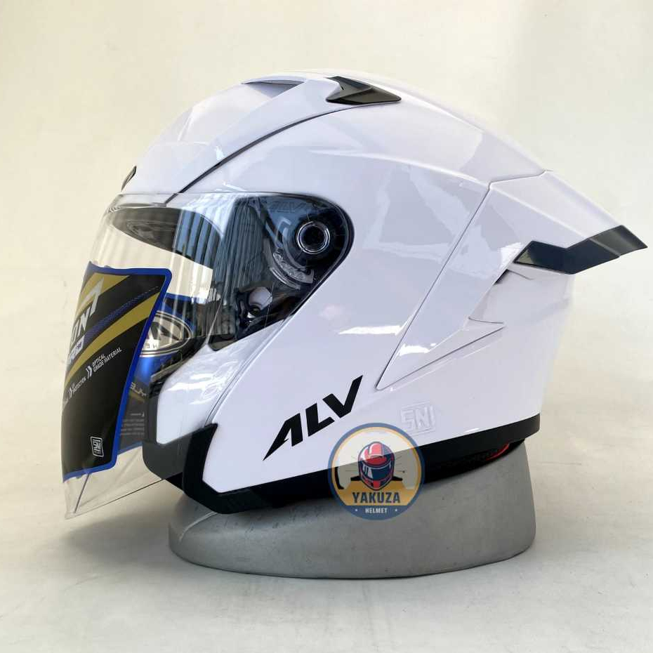 Jual ALV ULTRON PRO HELM HALF FACE SOLID STANDART SNI | Shopee Indonesia
