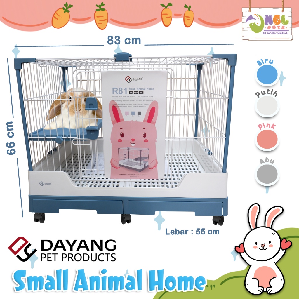 Jual KANDANG PREMIUM KELINCI DAYANG R81/kandang kelinci premium/rabbit ...