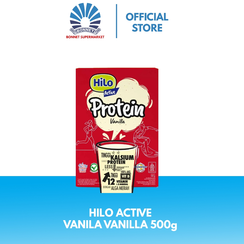 Jual Hilo Active Vanilla 500g - Susu Rendah Lemak Tinggi Kalsium ...