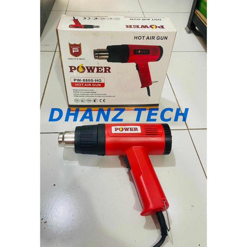 Jual Mesin Pemanas Heat Gun Hot Gun PW-8800 Power Heat Gun Hot Air Gun | Shopee Indonesia