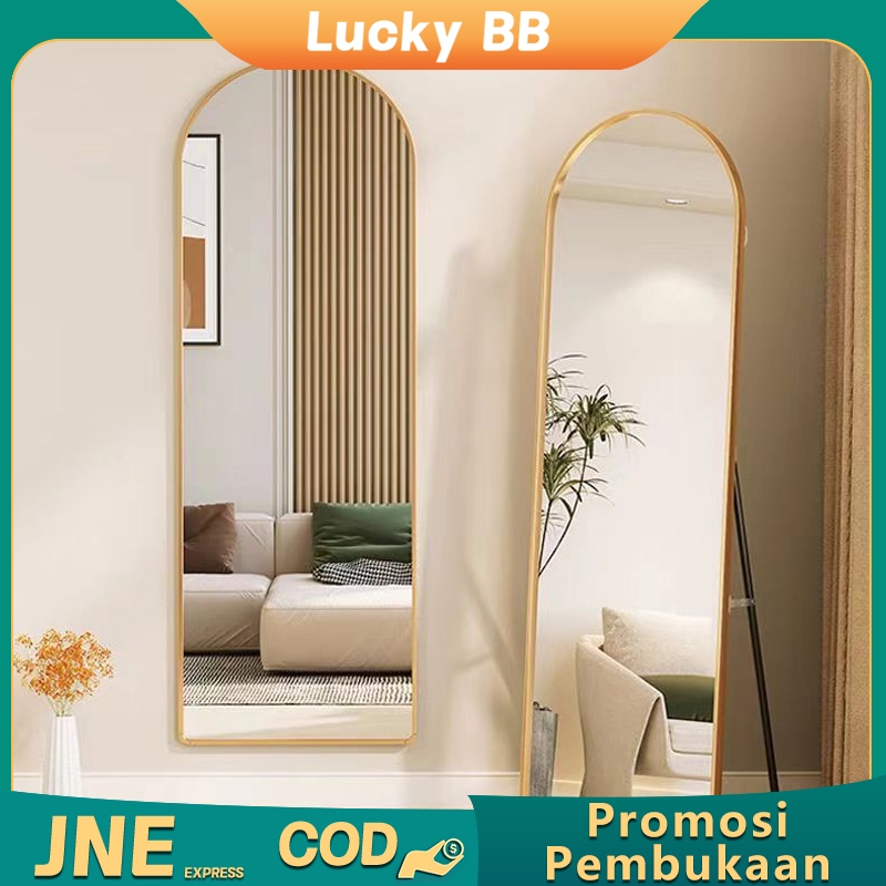 Jual 【Kemasan Kayu】Kaca Cermin 160*50 CM / 150*40 CM Full Body Cermin ...