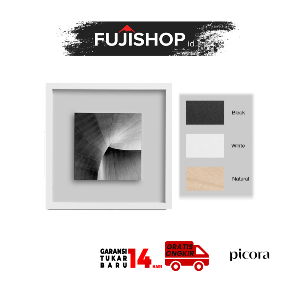 Jual Picora Arte Floating Frame Square 36x36cm Bingkai Foto Dinding ...