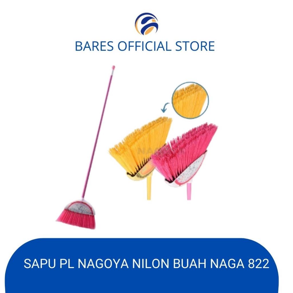 Jual Sapu Nilon buah naga Sapu Plastik Sapu Lantai Broom pink Nagoya ...