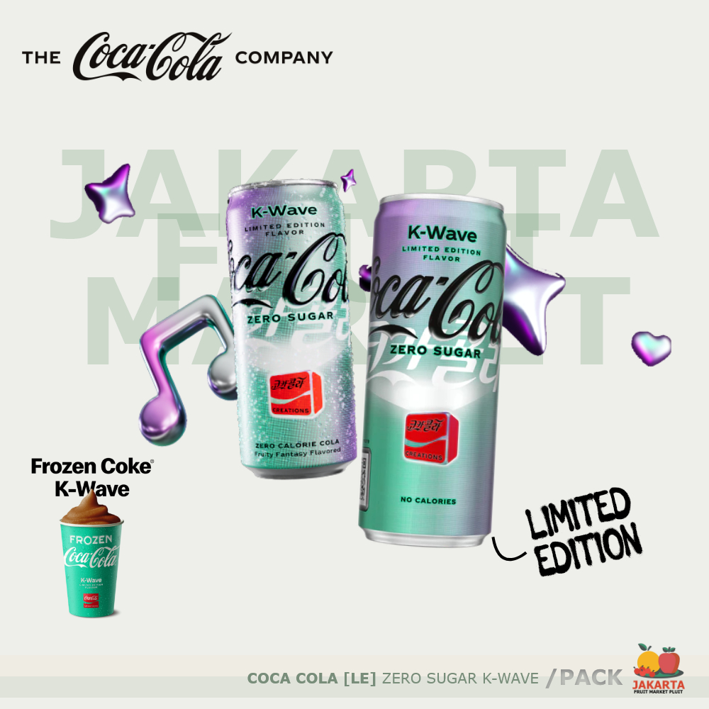Jual COCA COLA ® ZERO SUGAR LIMITED EDITION K-WAVE Minuman Soda ...