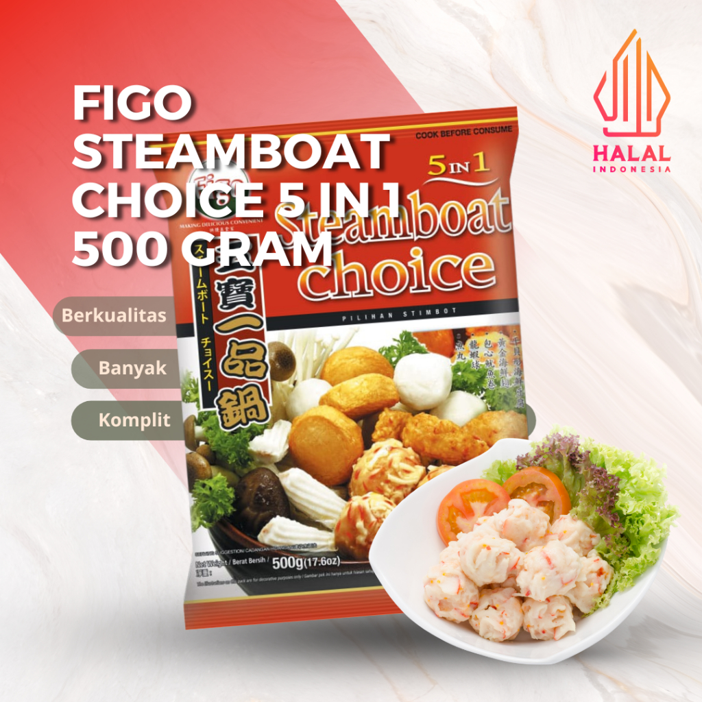 Jual [GROSIR] FIGO STEAMBOAT CHOICE 5 IN 1 500 GRAM | Shopee Indonesia