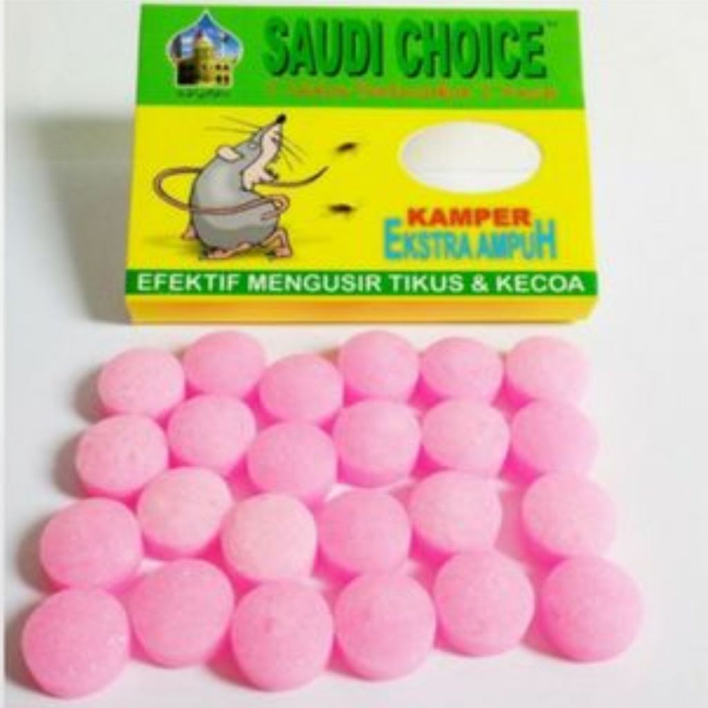 Jual Saudi Choice Kamper Pembasmi Tikus Kecoa 40g | Shopee Indonesia