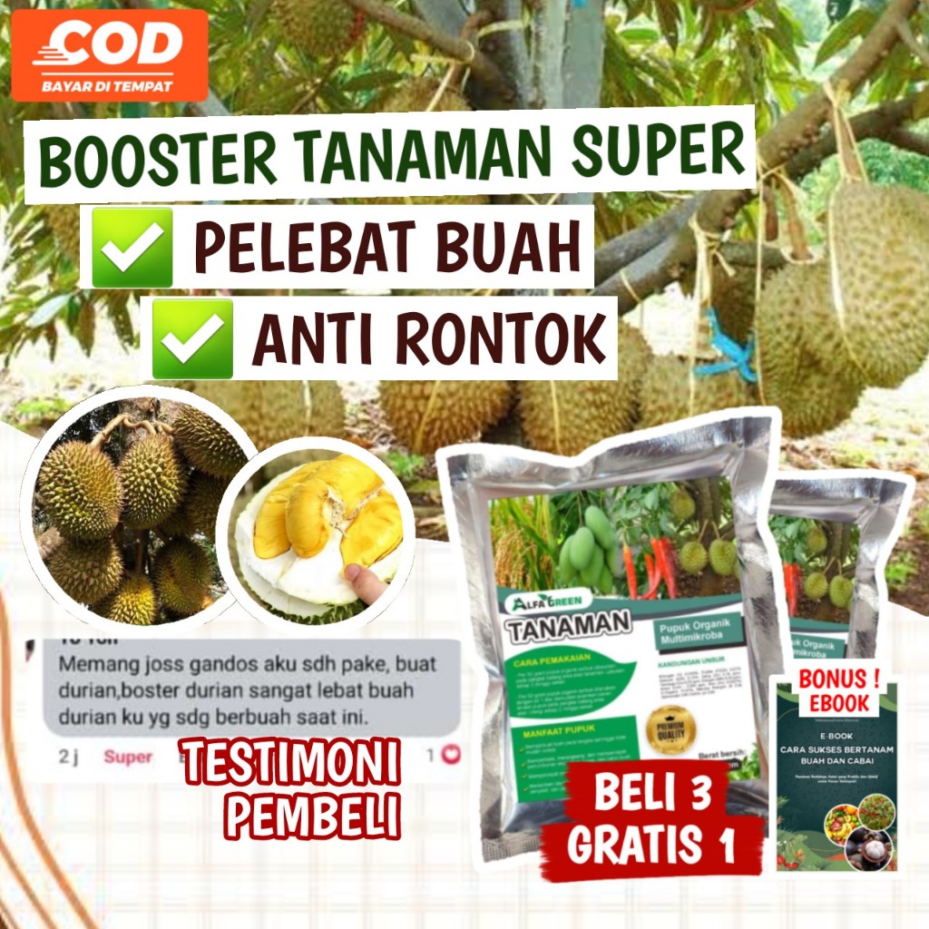 Jual Pupuk Booster Pelebat Buah Tanaman Promo Beli 3 Gratis 1!!! | Shopee Indonesia