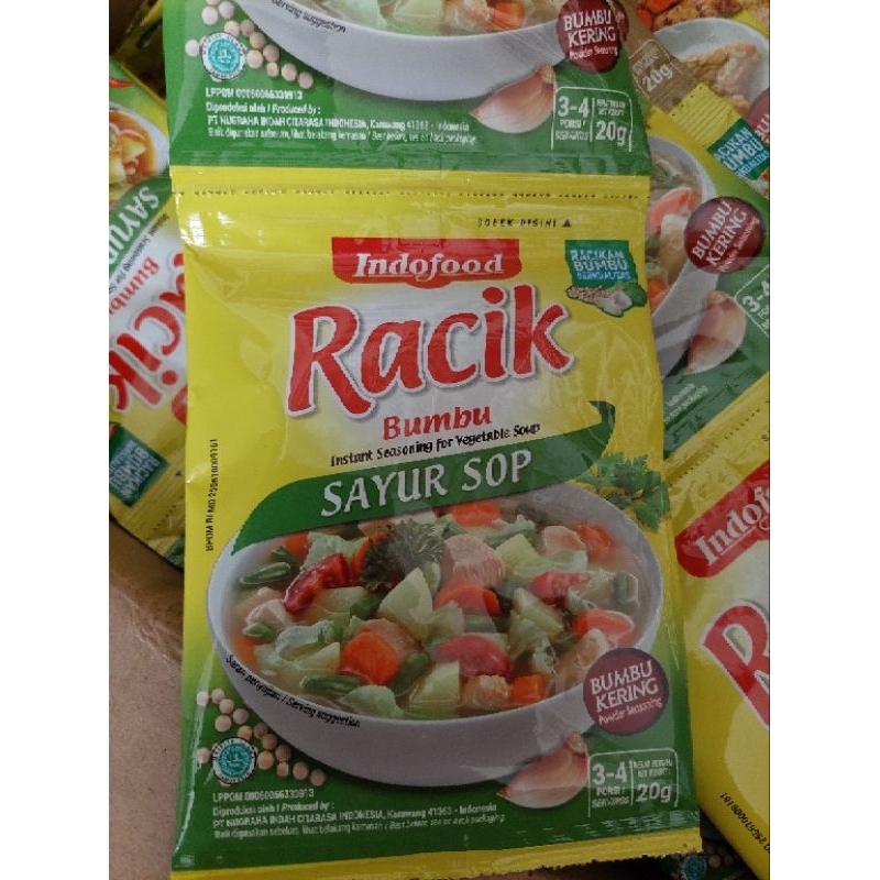 Jual Bumbu Indofood Racik sayur sop 1 pcs | Shopee Indonesia
