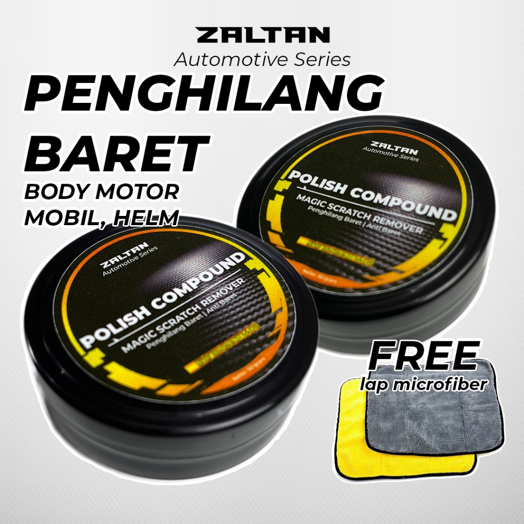 Jual Zaltan Polish Compound Penghilang Baret body motor mobil doff ...