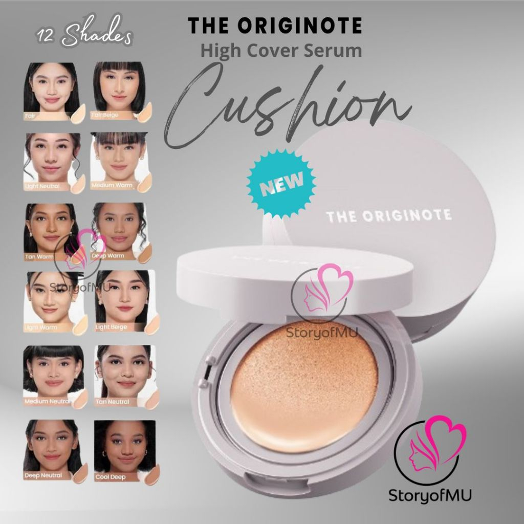 Jual THE ORIGINOTE High Cover Serum Cushion SPF 35 PA++ 13gr - Full ...