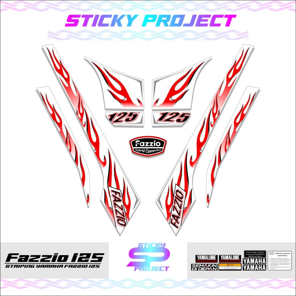 Jual STRIPING FAZZIO / STICKER FAZZIO / MOTIF 20 / FAZIO / FAZZIO ...