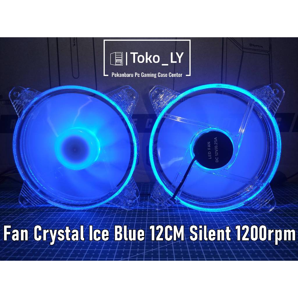 Jual Dragon X Fan Casing 12CM RING LED - Fan Case 12CM Transparan ...