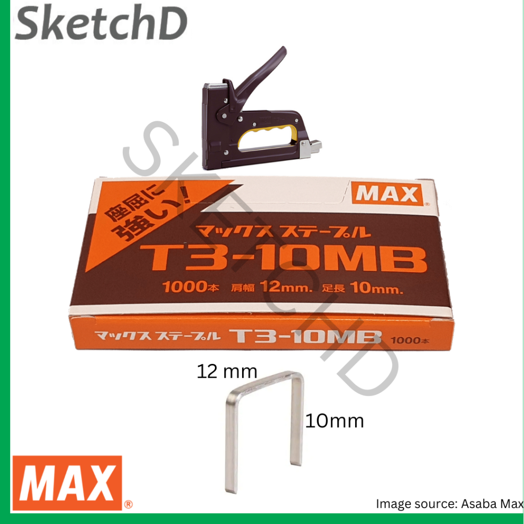 Jual Isi Staples Guntacker Max T3 10MB Peluru Stapler Heavy Duty ...
