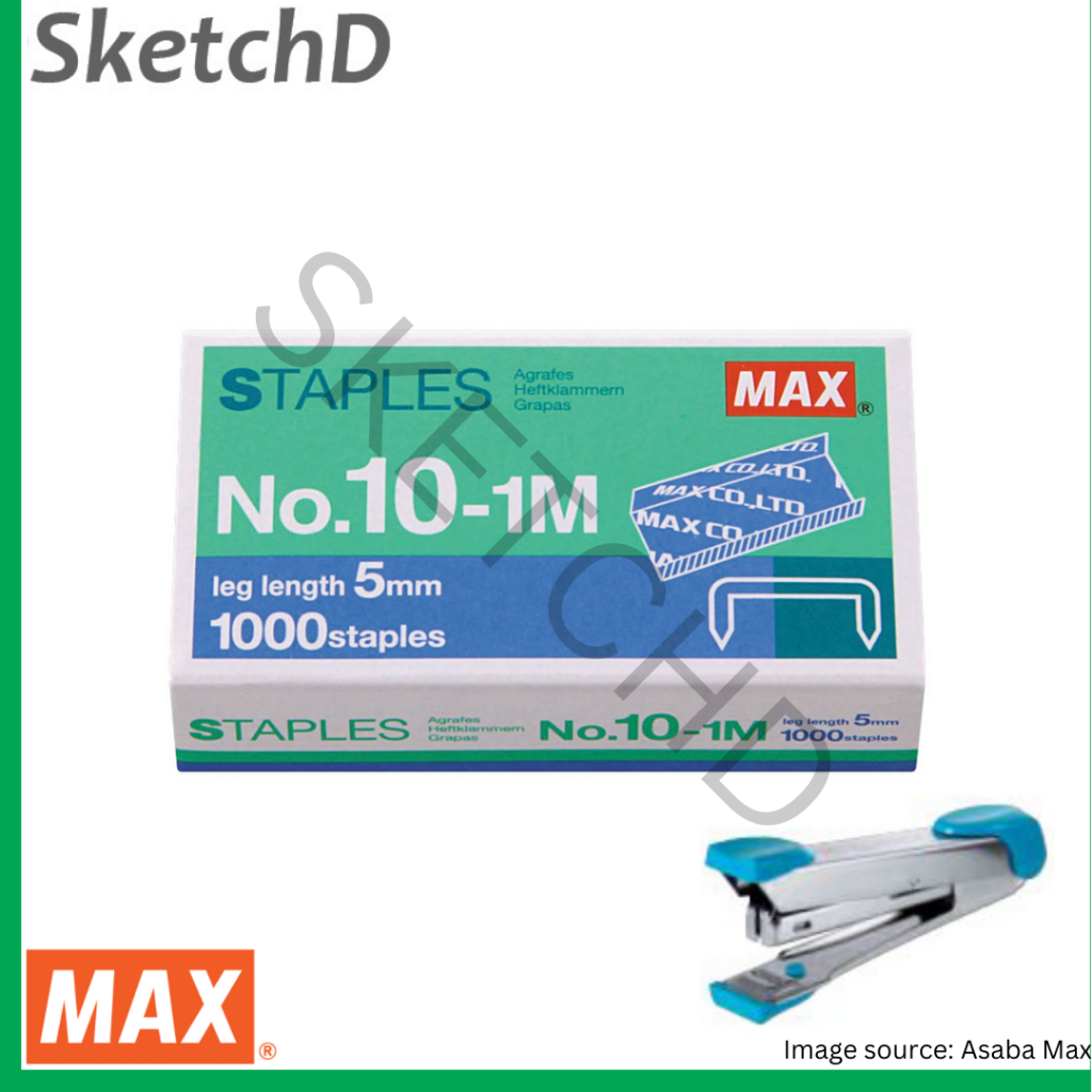 Jual Isi Staples kecil No 10 Max - peluru hekter stapler HD10 | Shopee ...