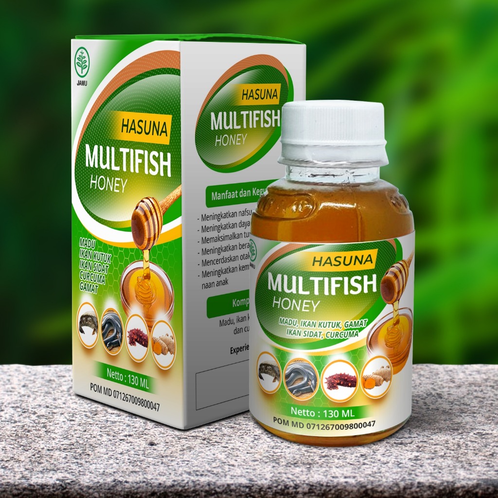 Jual Madu Multifish Honey KIDS Special Speech Delay | Hasuna Multivitamin Nutrisi Otak Madu ...