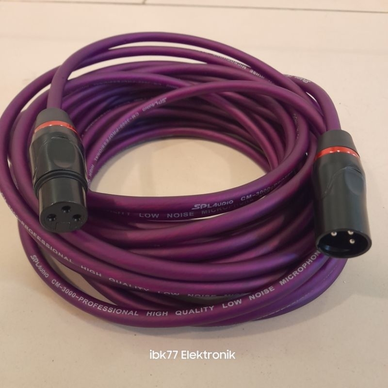 Jual Kabel Mic SPL AUDIO CM3000 original XLR MALE TO FEMALE 15meter ...