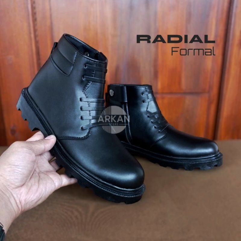 Jual Sepatu PDH Pria Outsole Radial Mengkilat Dan Doff TNI POLRI ...