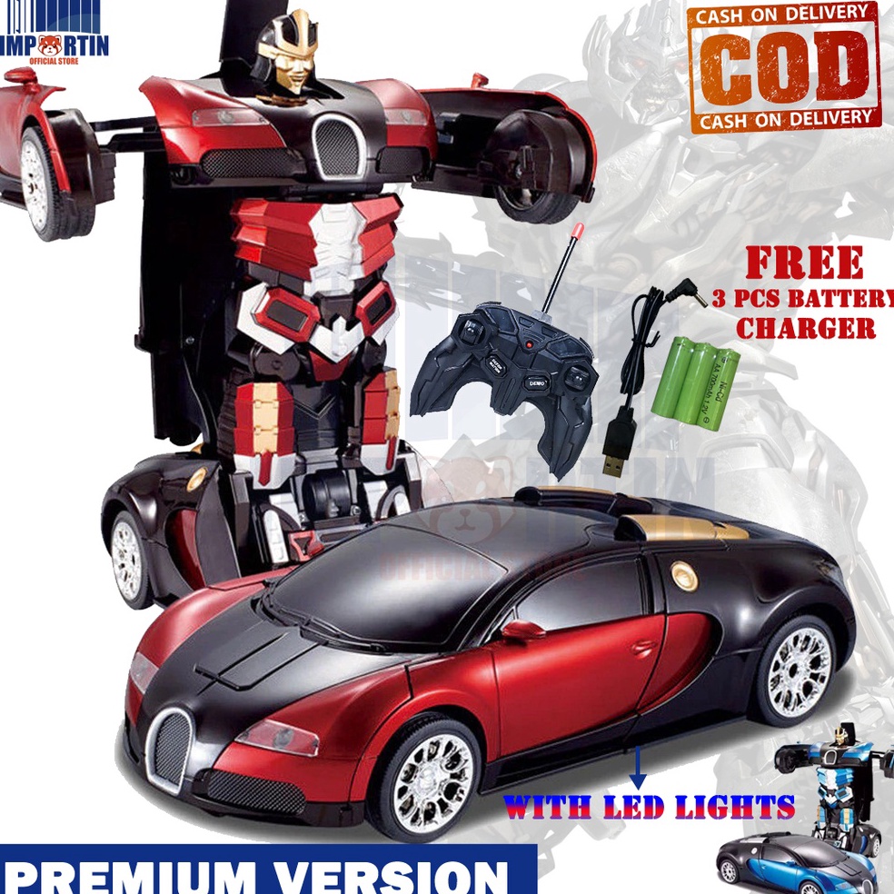 Jual KODE Y17N RC TRANSFORMER 1 18 MOBIL REMOT JADI ROBOT PREMIUM ...