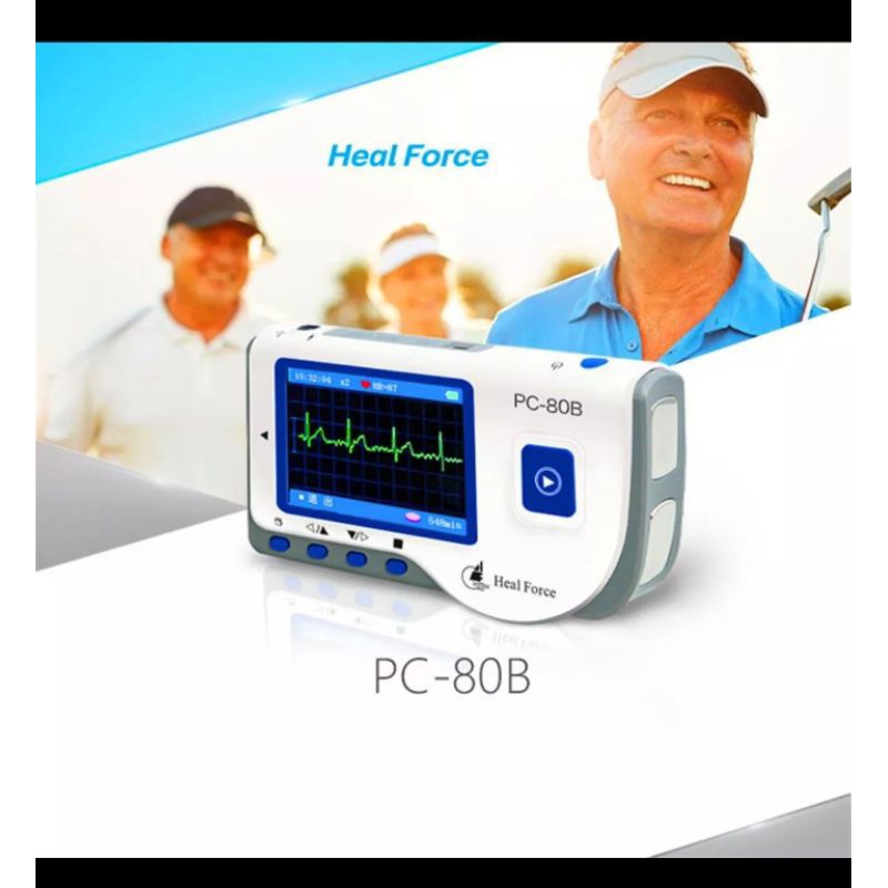 Jual Portable Handheld Easy ECG/EKG Heart Monitor PC-80B Continuous ...