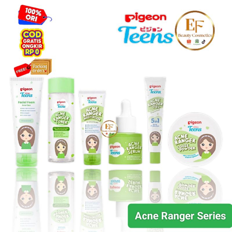 Jual PIGEON Teens Paket/Satuan Acne Facial Foam | Toner | Serum ...
