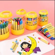 Jual Crayon isi 12 Warna | Crayon desain barrel | Crayon anak | Crayon ...