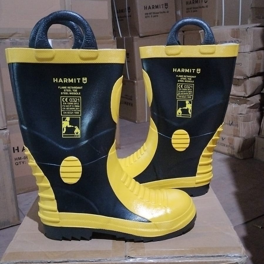Jual Boot Pemadam sepatu safety damkar Firefighter Fire Ranger merk ...