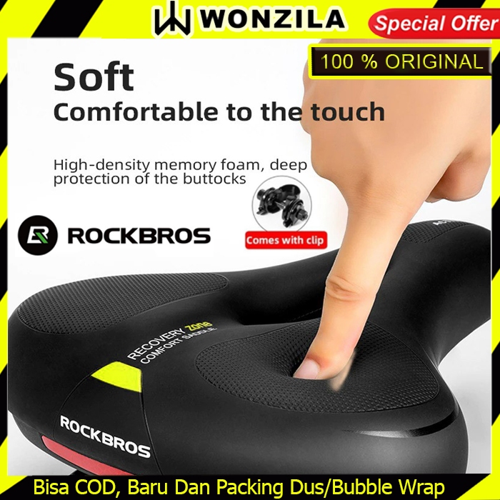 Jual Rockbros 6090 Sadel Sepeda Empuk Memory Foam Lebar Sepeda Lipat ...