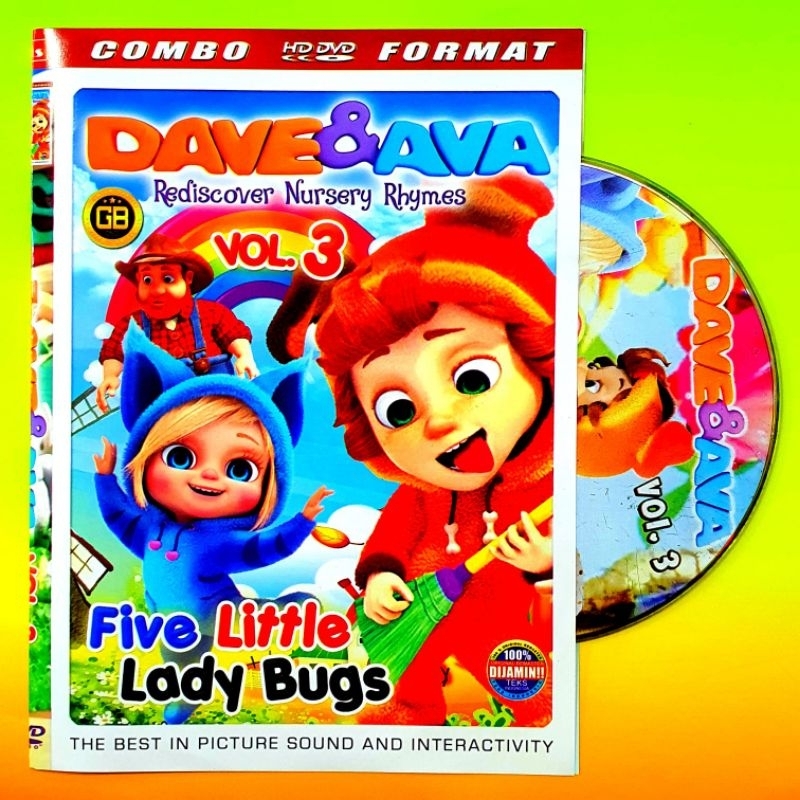 Jual DUNIA ANAK-ANAK Kaset Dvd Kartun Lagu Anak Dave Ava Vol3 TERLARIS | Shopee Indonesia
