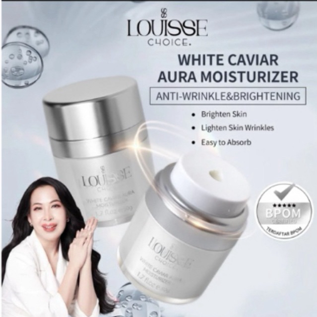 Jual (DAPAT 1) LOUISSE CHOICE WHITE CAVIAR AURA MOISTURIZER by MAMIH LOUISSE CHOICE | Shopee ...