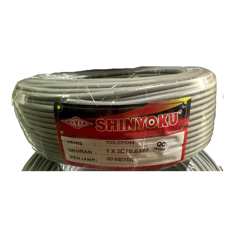 Jual Kabel Telepon Shinyoku Kabel Instalasi Walet 50 meter | Shopee ...